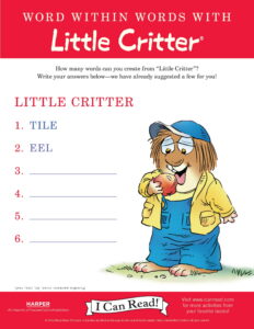 Little Critter – icanread